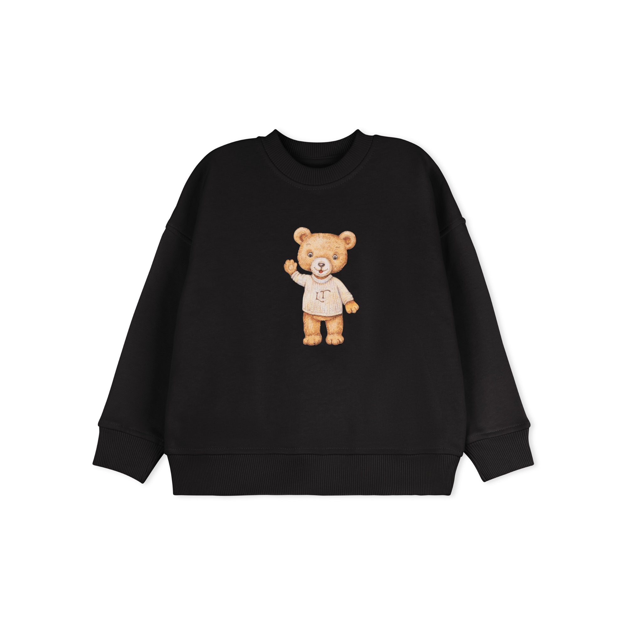 Lil Teddy Oversized Classic Pullover Black